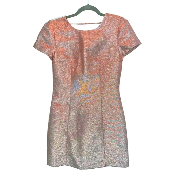 Express | Dresses | Nwt Express Pink Sparkle Party Dress | Poshmark